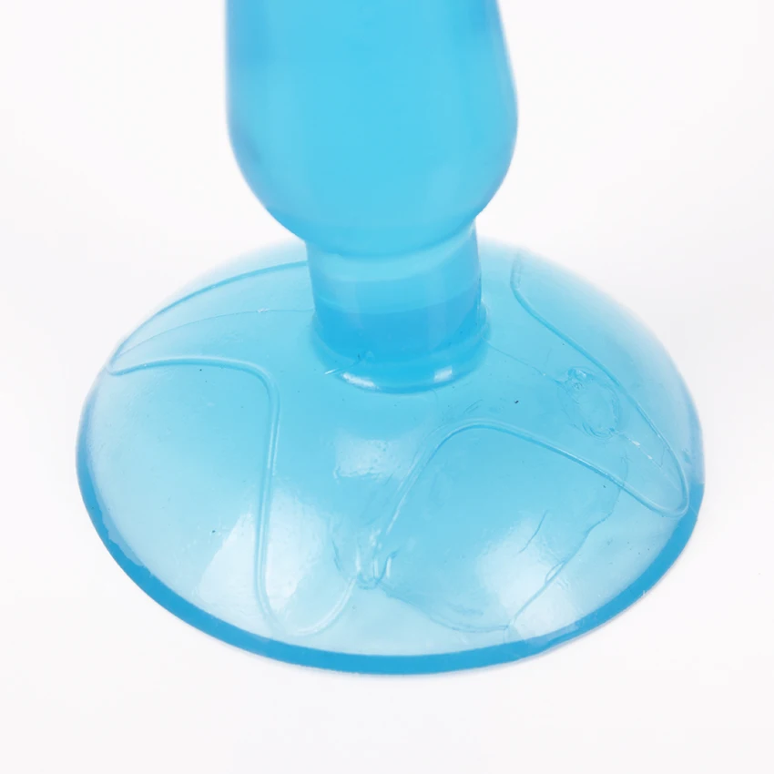 Pink -Godemichet Anal en Silicone pour homme et femme, godemichet Anal en forme de gelée noire ...