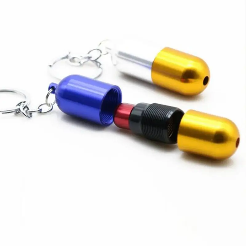 2-Pcs-Metal-Key-chain-Pipe-Smoking-Pipes-Aluminum-Alloy-Keyring-Pipe ...