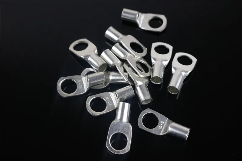 10pcs SC10-8 Tin Plated Copper Cable lugs Terminal Connector Copper ...