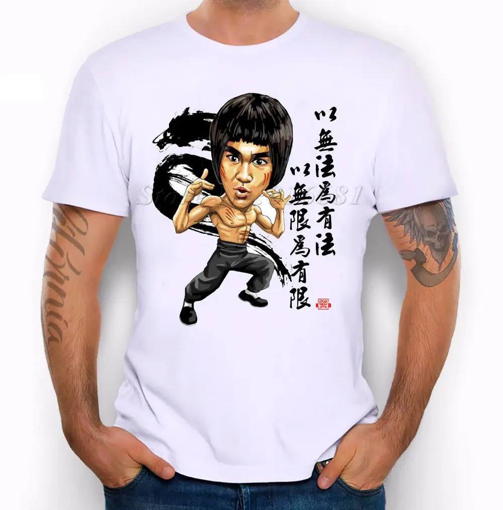Compra bruce lee camiseta online al por mayor de China, Mayoristas de ...