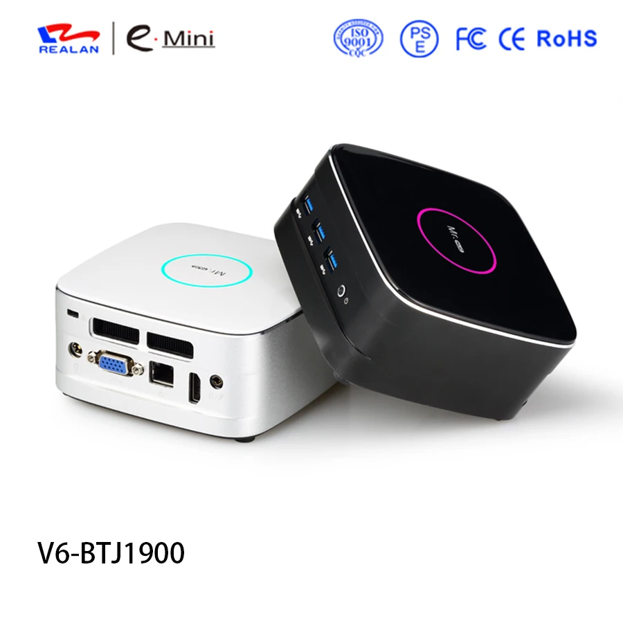 Intel J1900 NUC Mini PC Windows 10 Linux คอมพิวเตอร์ HDMI VGA WIFI LAN ...