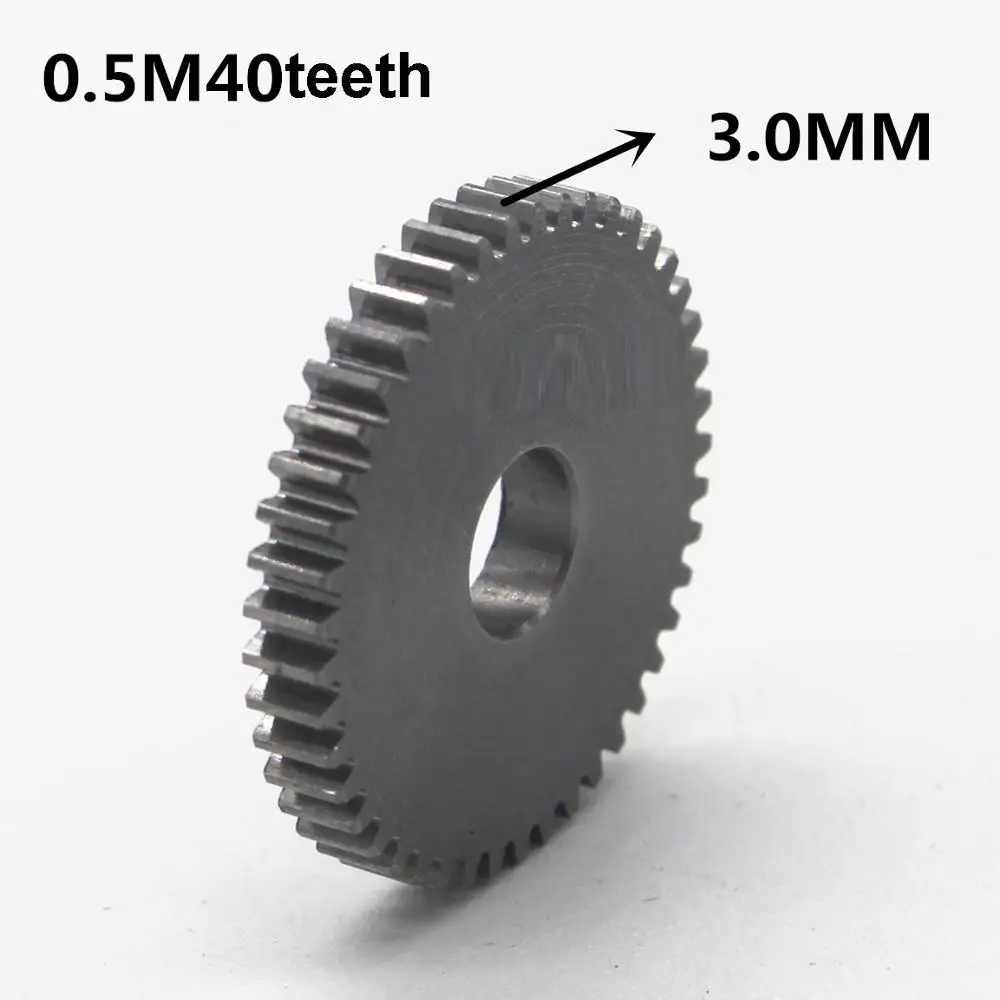 Small modulus 0.5 mode 40 teeth High precision 45 steel gear 37 gearbox ...