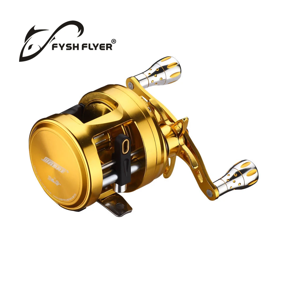 Baitcasting Sea Hawk Premium Fishing Reels; Full Metal, Magnetic Brake ...