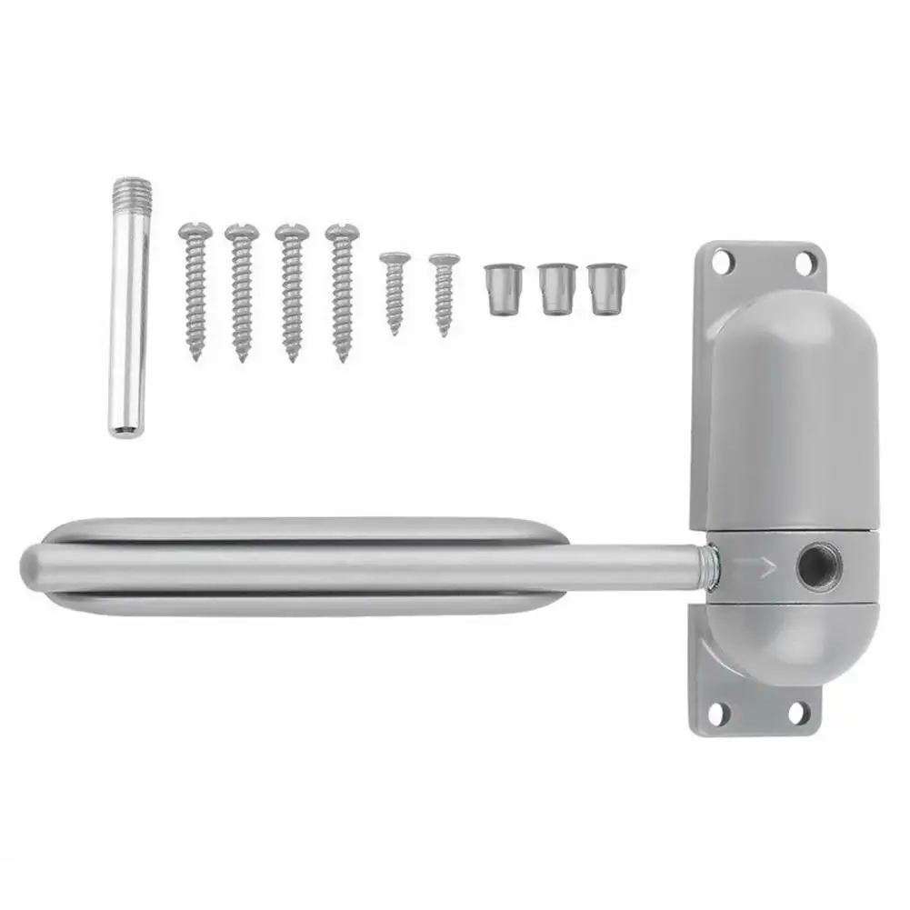 Automatic closing door closer spring loaded home light rail adjustable ...