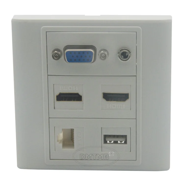 vga-dual-hdmi-3-5mm-audio-USB-RJ45-wall-plate-support-customer-design.jpg
