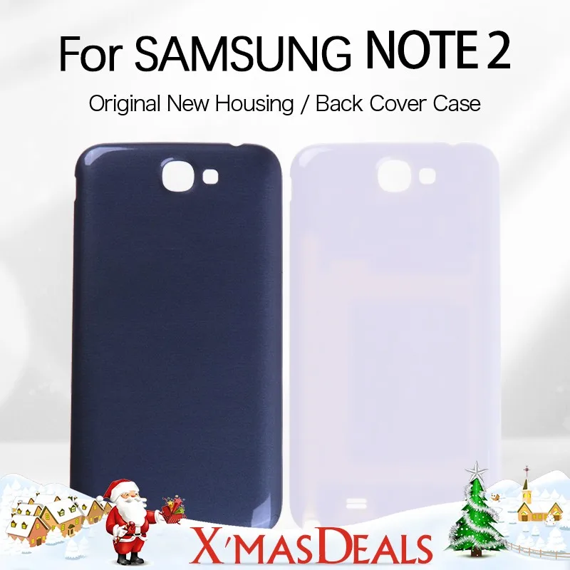 Original Rear Back Housing For Samsung Galaxy NOTE 2 Back Cover Battery ...