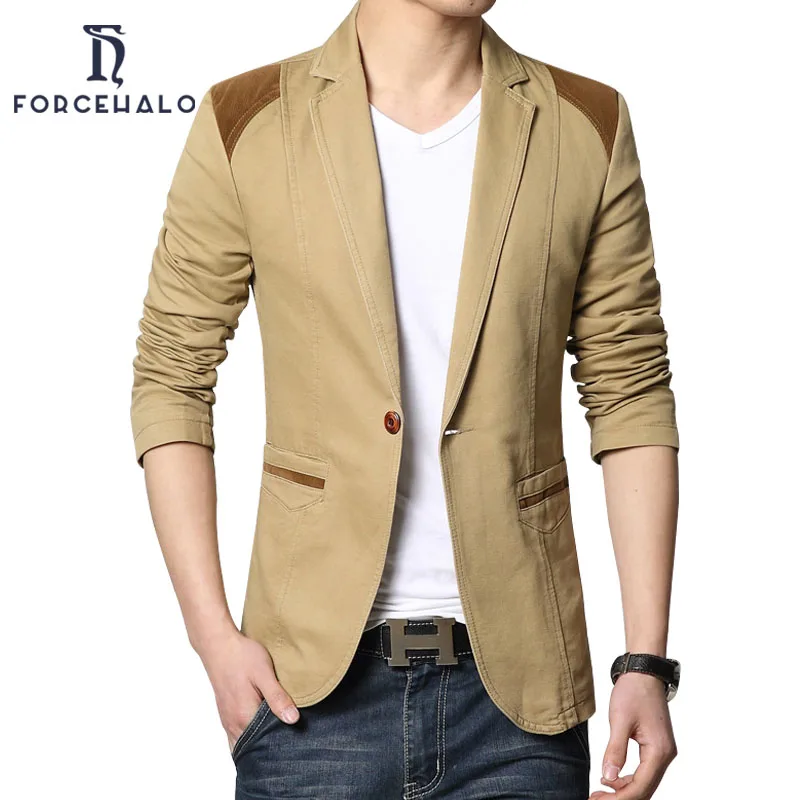 2017 Spring Fashion Blazer Men Patchwork Design Men's Suit Jacket ...
