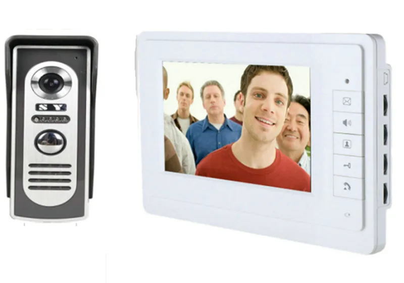 700tvl Zinc Alloy Camera 7 Inch Tft Monitor Video Door Phone 817-m ...