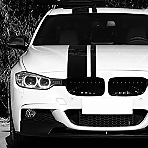 Auto Car Racing Rally Dual Stripes Hood Side Roof Tail WRC Stickers ...
