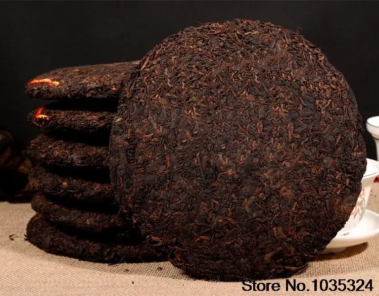 freeshipping! Made in1970 Oldest Ripe Puer Pu er Tea ansestor antique ...