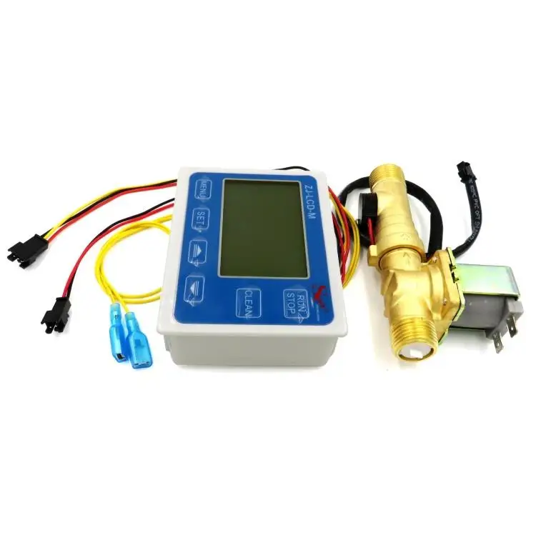 Free Shipping G1/2 Brass Flow Water Sensor + Digital Display Water ...