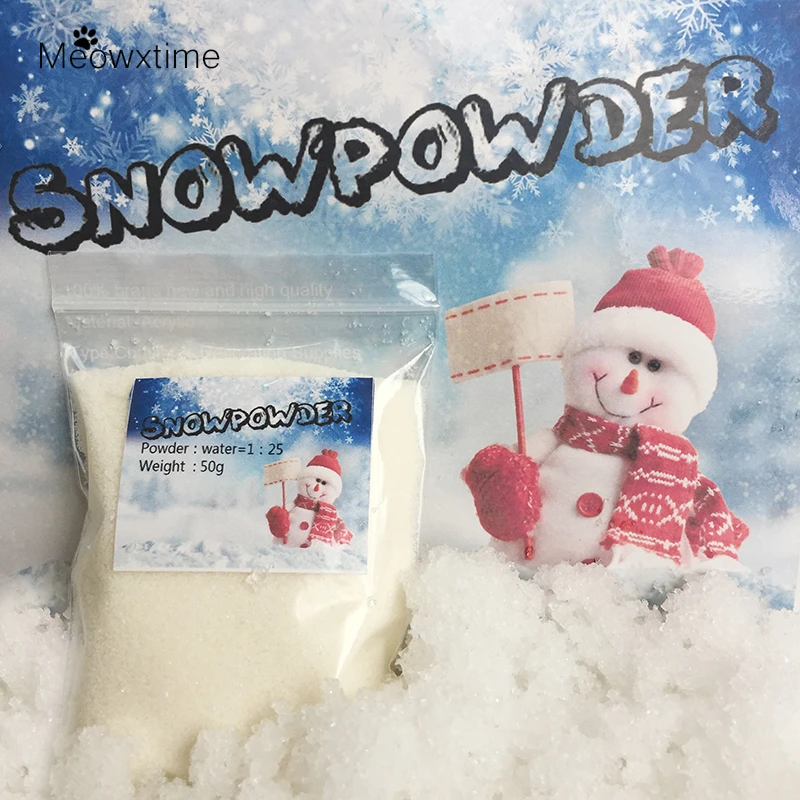 50g/bag Mer Christmas Gift Make Your Own Decoration Diy Snowflake ...