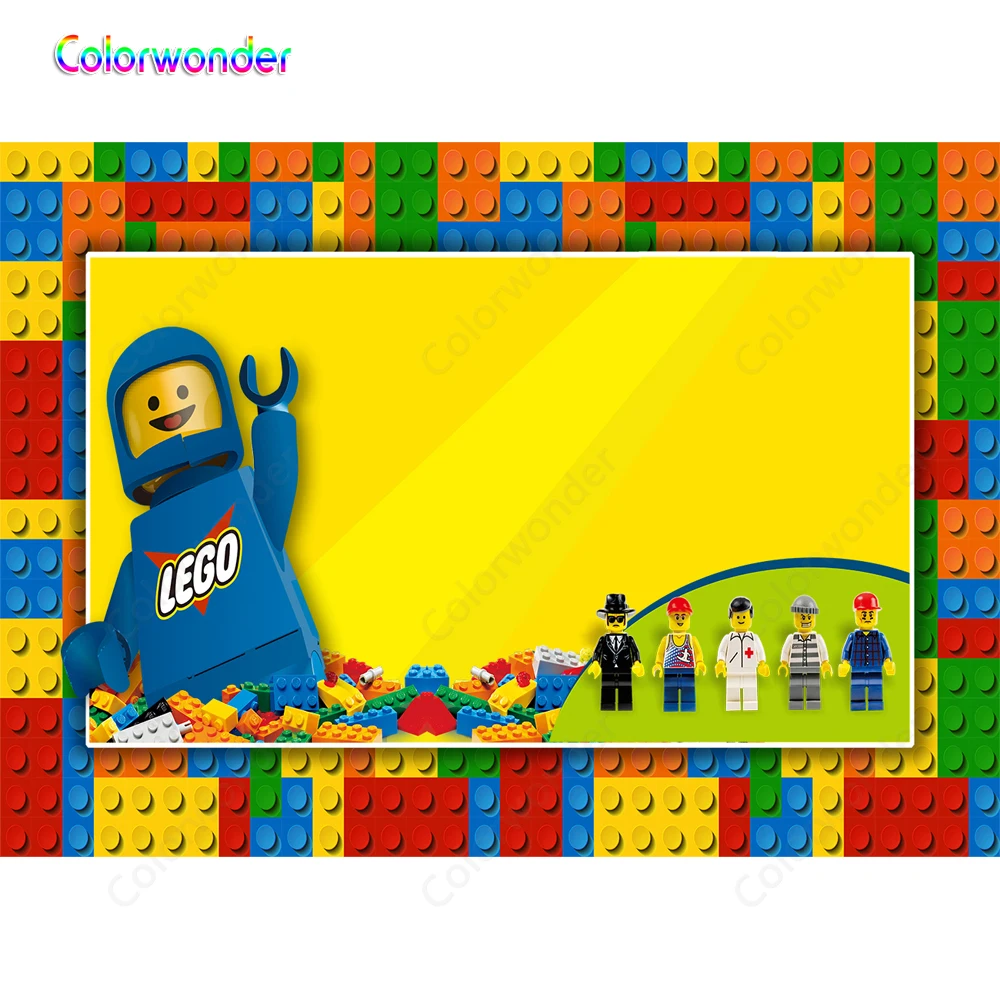 Colorful Lego Background