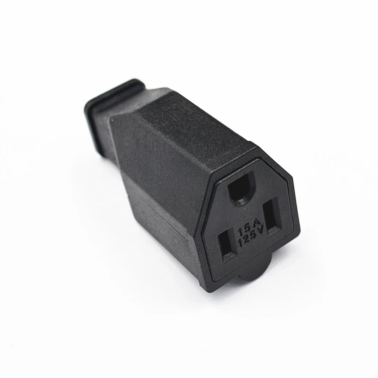 USA 3pin female connector,AC 15A 125V US 3 Pin Plug Connector For ...