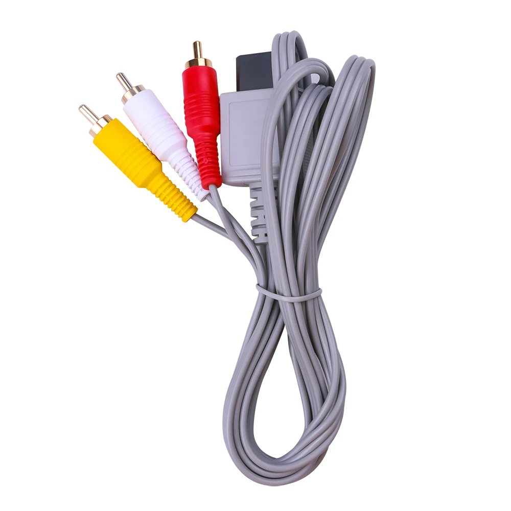 1,8 м Компонентный кабель HDTV Аудио Видео AV 3RCA позолоченный кабель ...