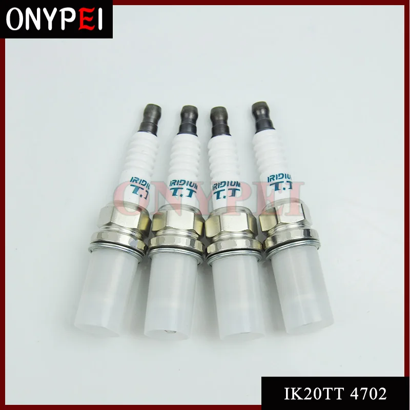 4 шт./лот двойная иридиевая Свеча зажигания IK20TT 4702 для Audi Chery Toyota Jeep Subaru IK20 ...