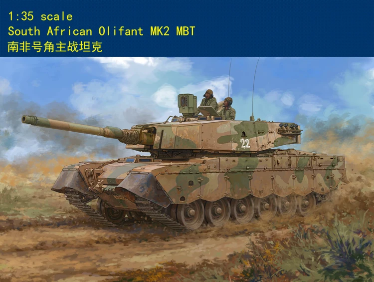 Hobbyboss 1/35 83897 South African Mbt Olifant Mk1b - Model Building ...