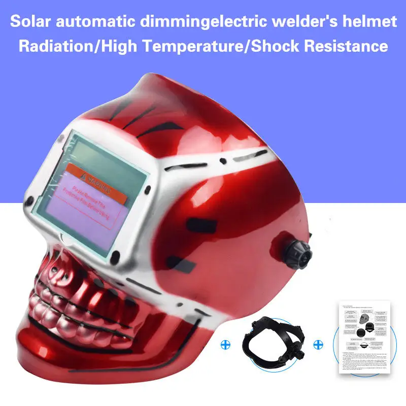 Solar Automatic Darkening Protective Welding Helmet Photoelectric ...
