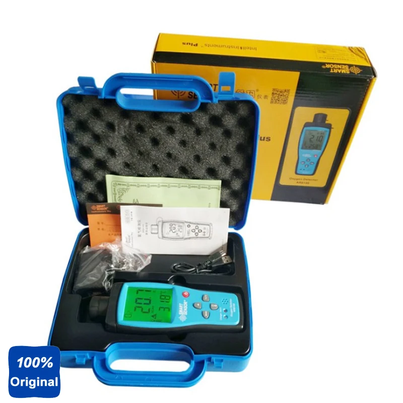 100 Original Ar8100 Handheld Precision Oxygen Detectors O2 Meter