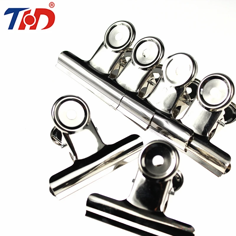 THD 12/6 Pcs Stainless Steel Metal Clips Notes Letter Office Finishing ...