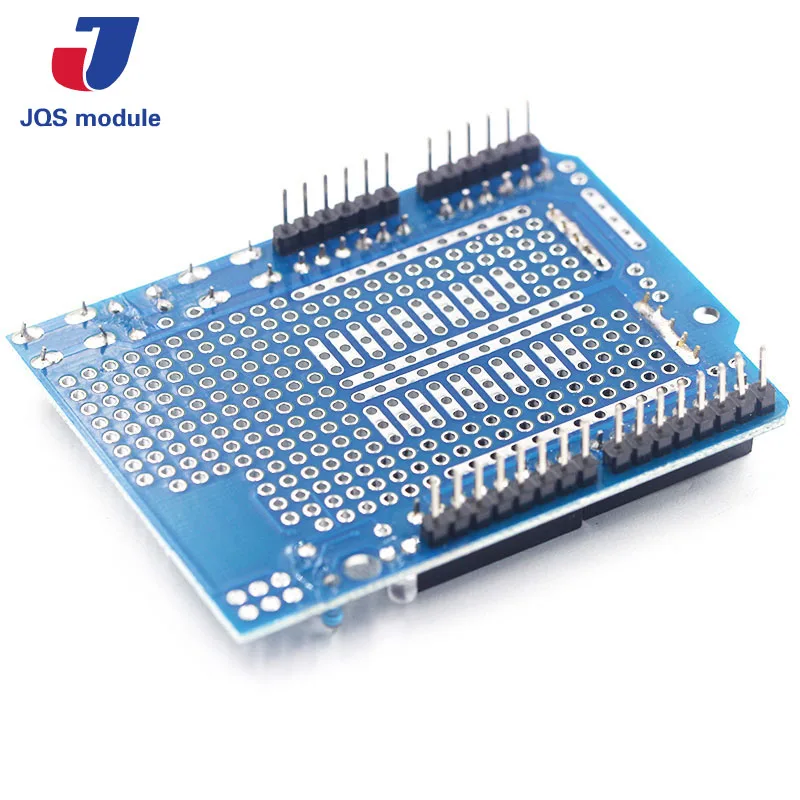 UNO ProtoShield prototype expansion board with SYB-170 mini breadboard ...