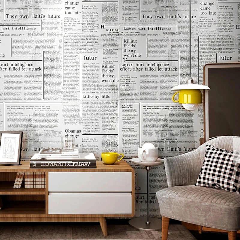 Decorate Wall With Newspaper
