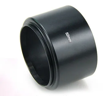 52 mm Metal Telephoto Lens Tele Lens Hood For Canon Nikon Sony ...
