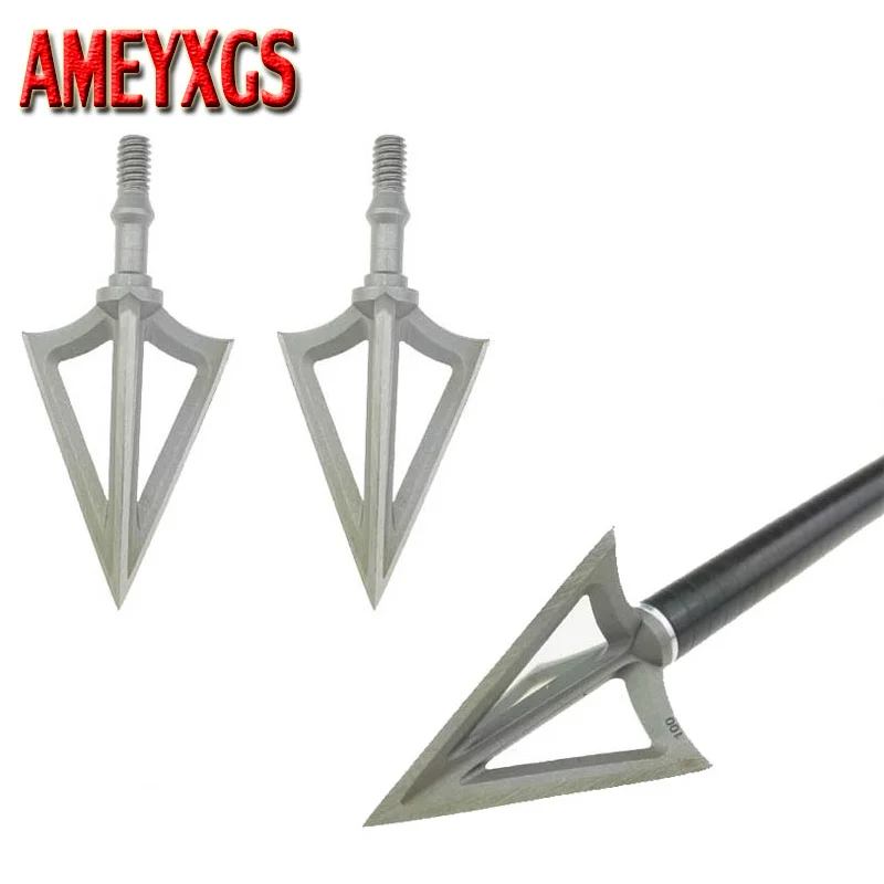3pcs-Archery-Fixed-3-Blade-Broadhead-Sharp-100Grain-Blade-Arrowhead ...