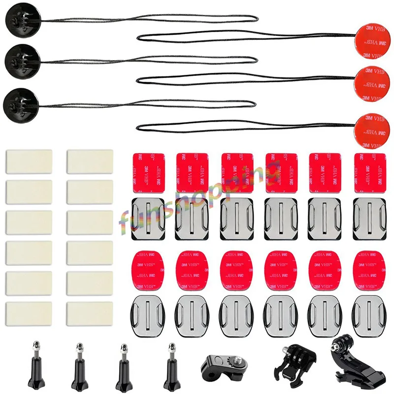 37-in-1 Action Camera Accessories Kit For Gopro Accessories Set For Go ...