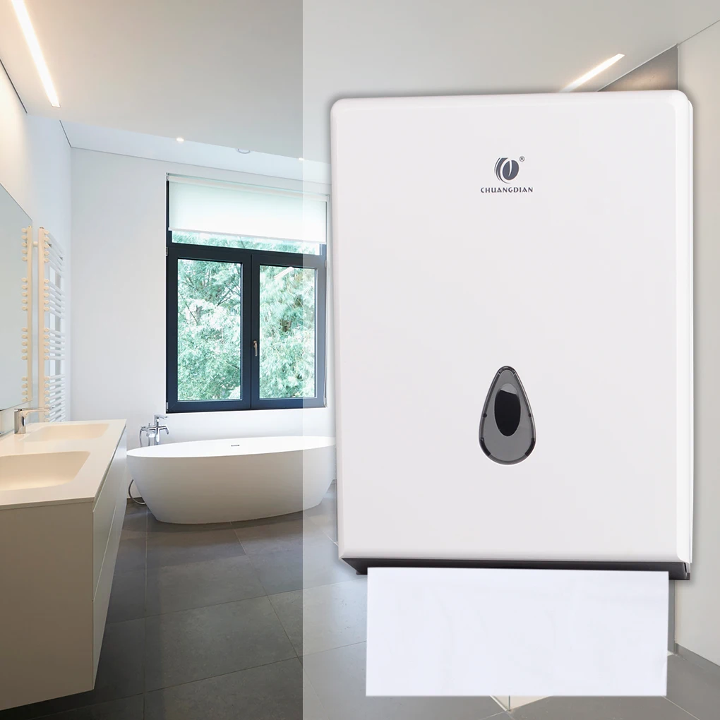 Tissue Paper Towel Dispenser Box Cover Wall Mounted Multifold Paper ...