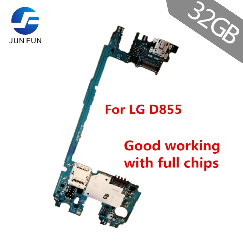 JUN FUN Mainboard ForLG G3 D855 32GB ROM Unlocked Motherboard Logic ...