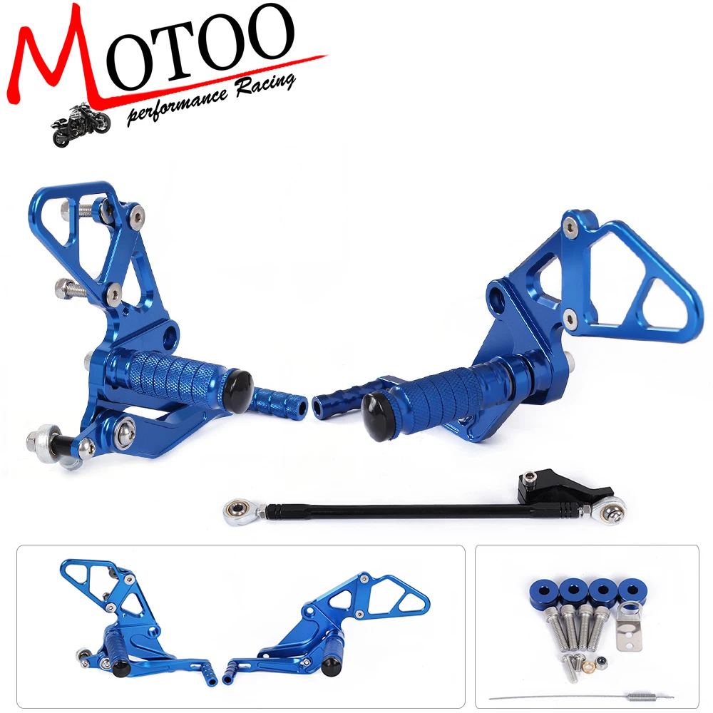 Motoo For Yamaha MT 07 FZ07 MT07 CNC Adjustable Rear Set Rearsets ...