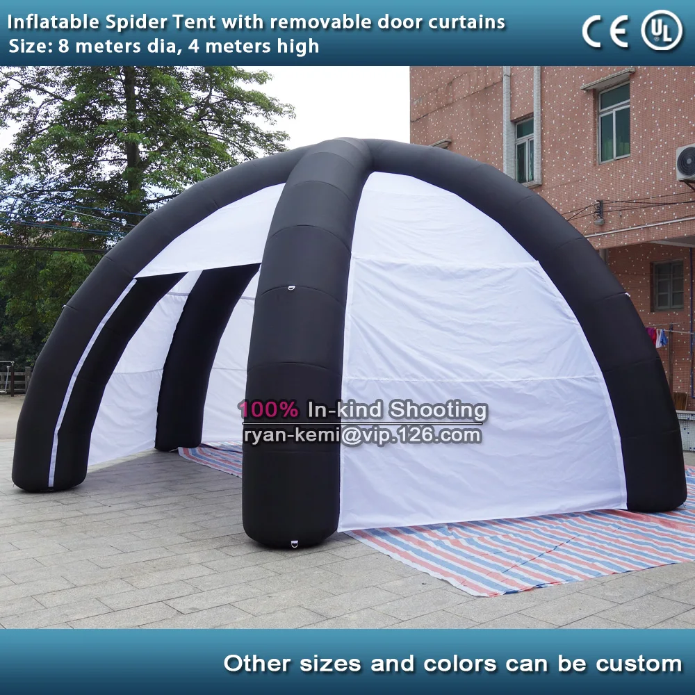 Free-shipping-8m-dia-Inflatable-spider-tent-with-removable-door ...