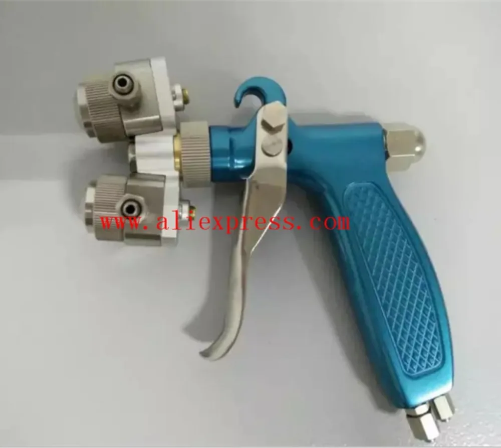 Chrome Silvering Spray Gun Two Head Dual Nozzle Spray Gun for Jewerly ...