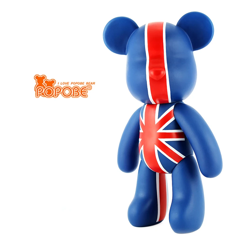 15 inch Cartoon Popobe Gloomy Bear British Style England Flag Vinyl ...