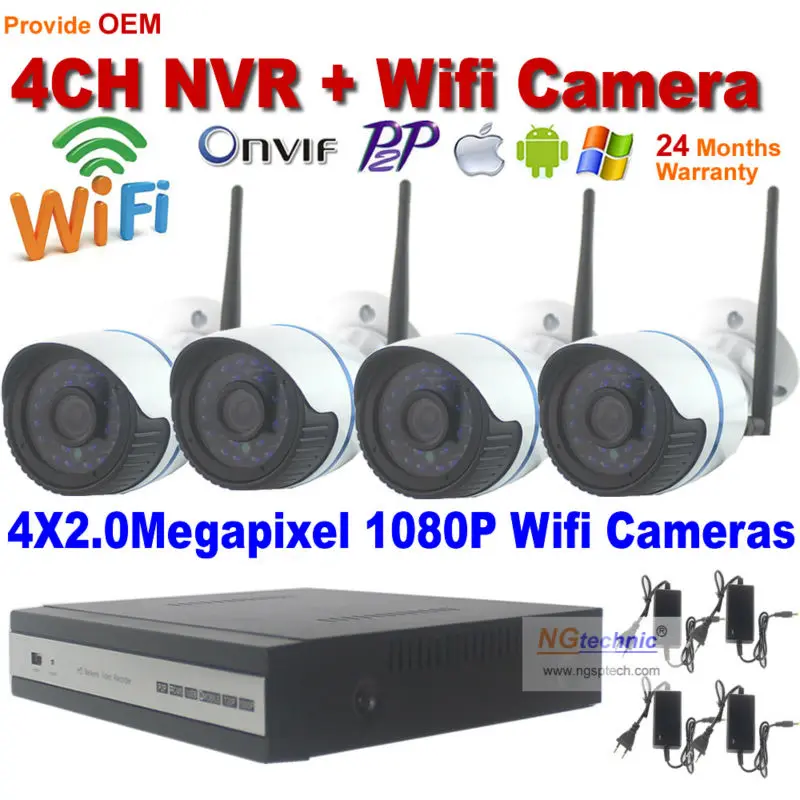 1/2.8'' Sony Exmer IMX122 Full HD 2.0MP Wireless IP Camera 1080P ...