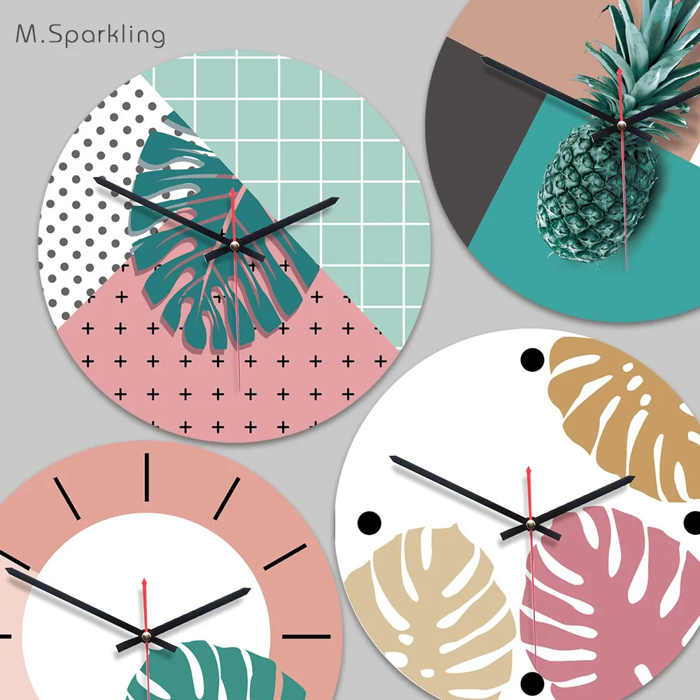 Explosion models wooden dials home decor wall clocks acrylic clock face ...