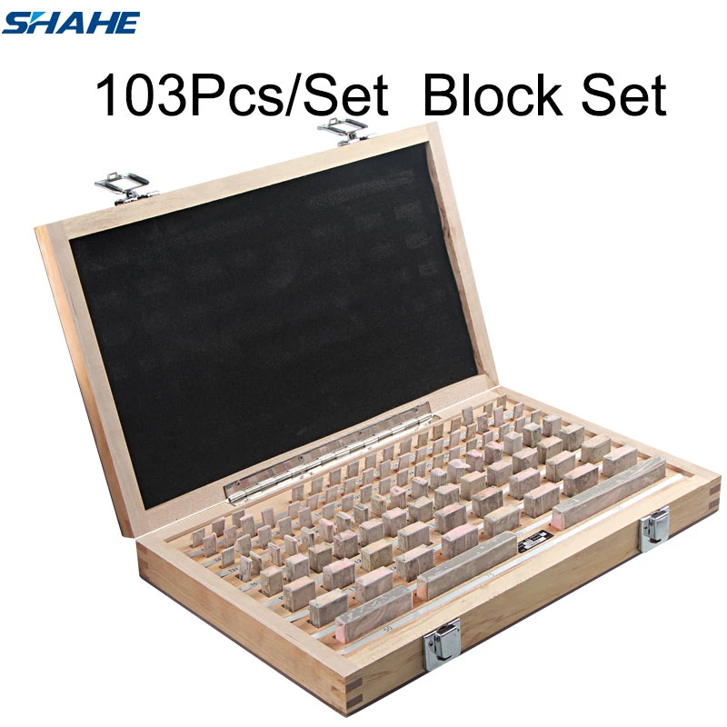 Shahe Block Gauge 103pcs/set 1 Grade 0 Grade Caliper Block Gauge ...