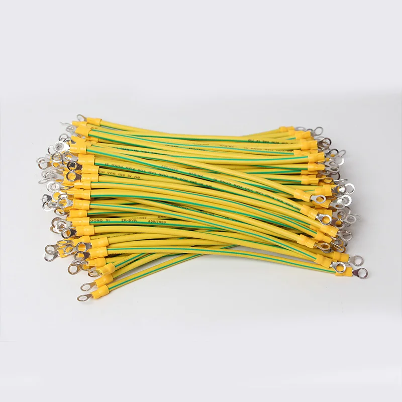 Photovoltaic panel grounding wire Yellow-green double-color grounding ...