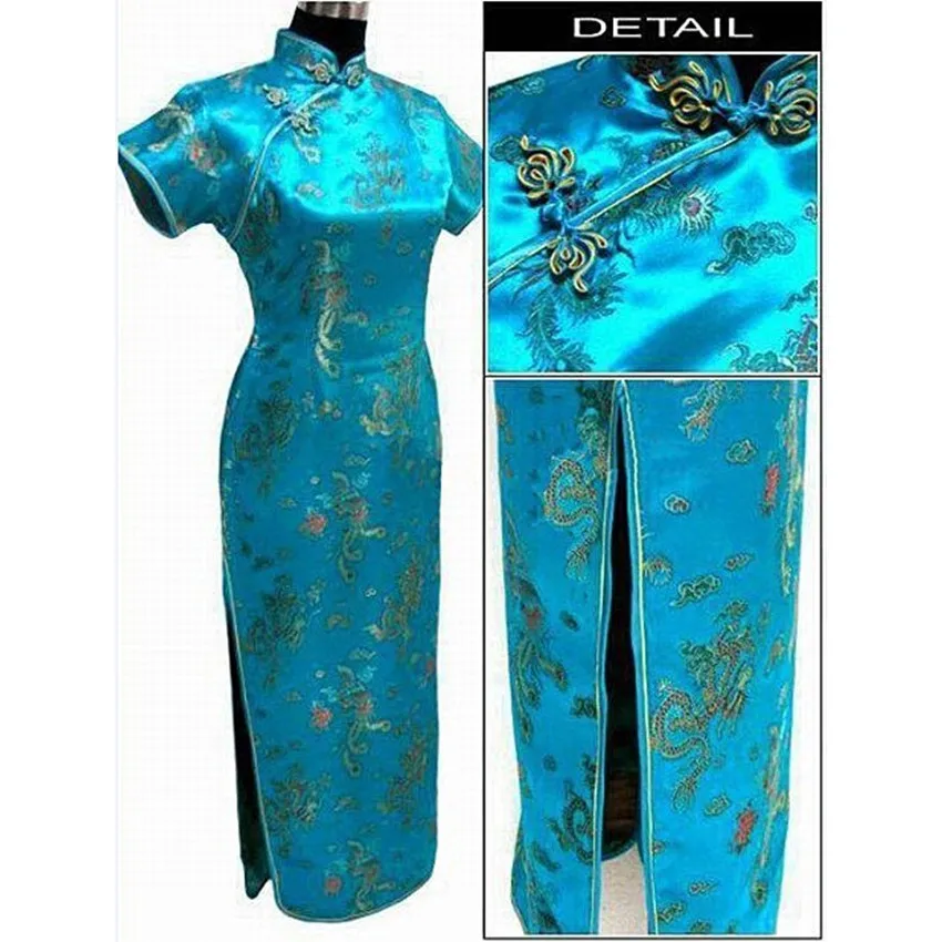 Traditional Chinese Dress Blue