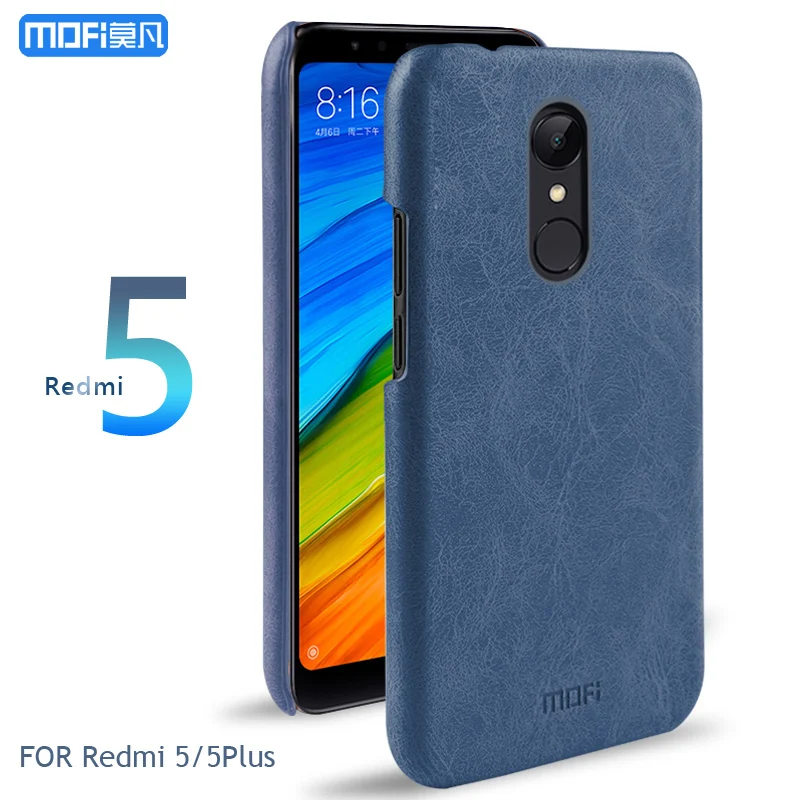 Redmi 5 Plus Case Cover MOFI for Xiaomi Redmi 5 Hard Leather Back Cover ...