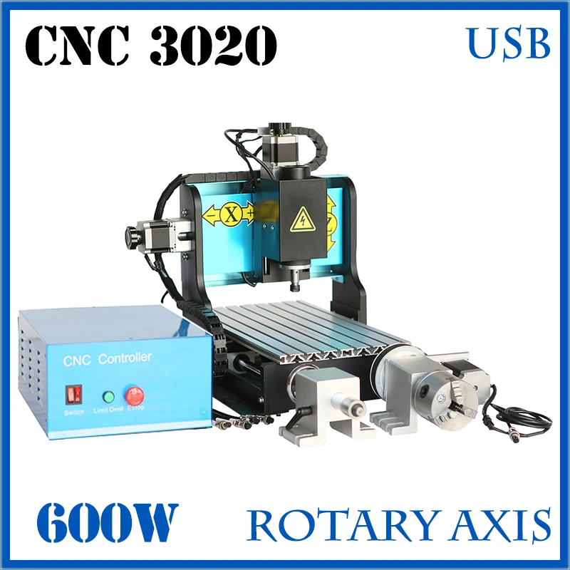 JFT High Speed Hobby Mini 4 Axis 3020 Low Cost Milling Cnc Router ...