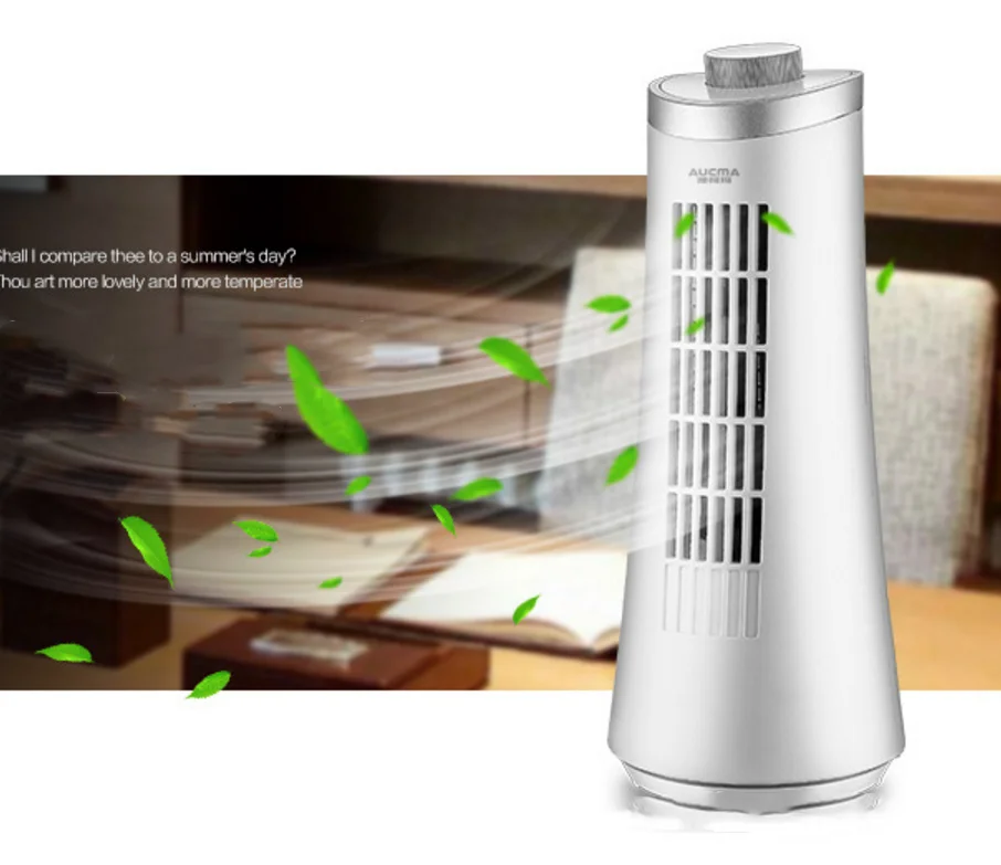 Creative electric fan Mini tower fan Household type floor silent ...
