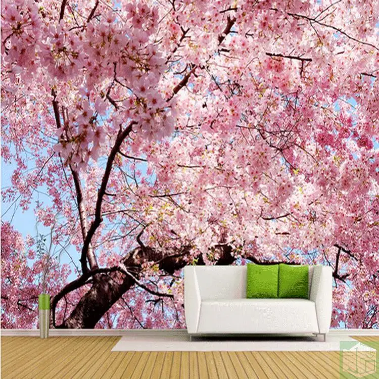 Japanse stijl Tokyo Sakura behang HD TV achtergrond muur behang mode ...