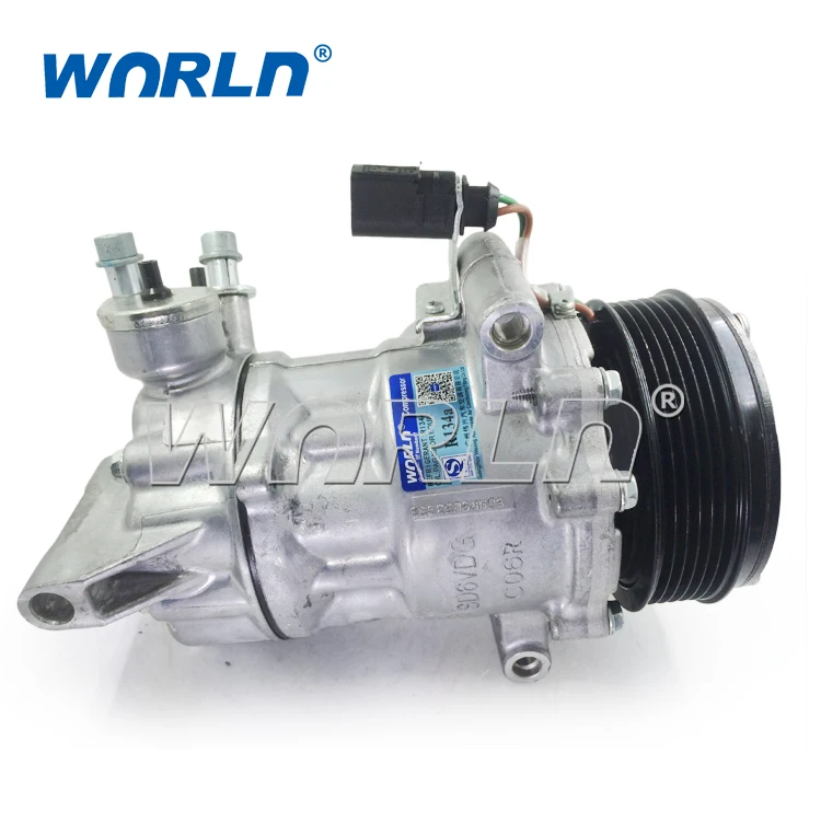 Auto A/c Compressor For Volkswagen Santanna 4000/ Bora/ Jetta/skoda ...