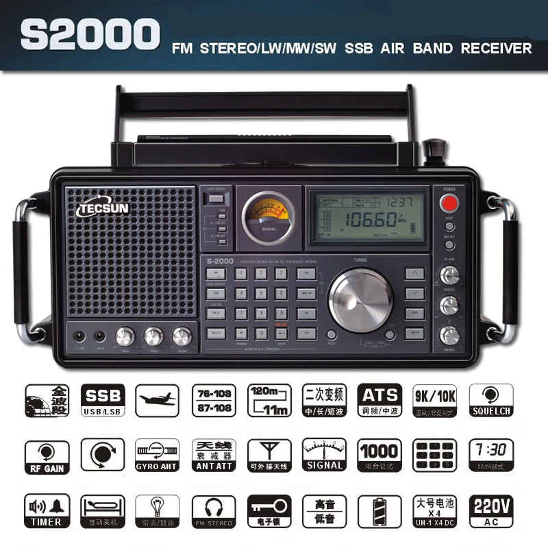 Recepteur radio aviation civile