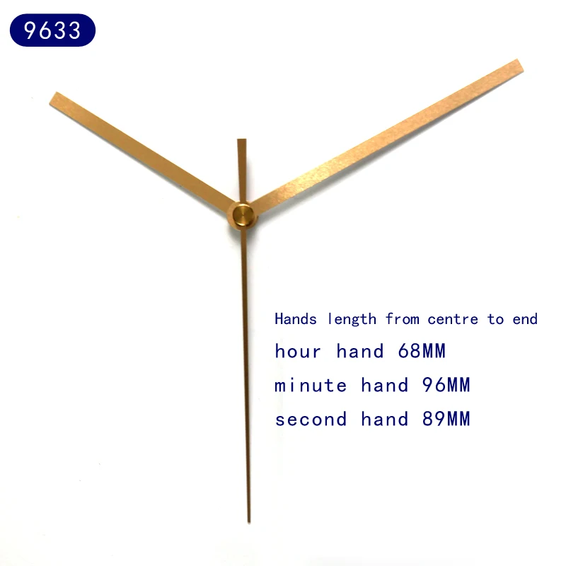 S-Shaft-Clock-Hands-9633-Gold-just-hands-Metal-Aluminum-DIY-Hands ...