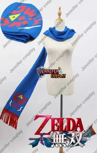 Legend of Zelda Hyrule Warriors Link Cosplay Costume ONLY Scarf 155CM ...