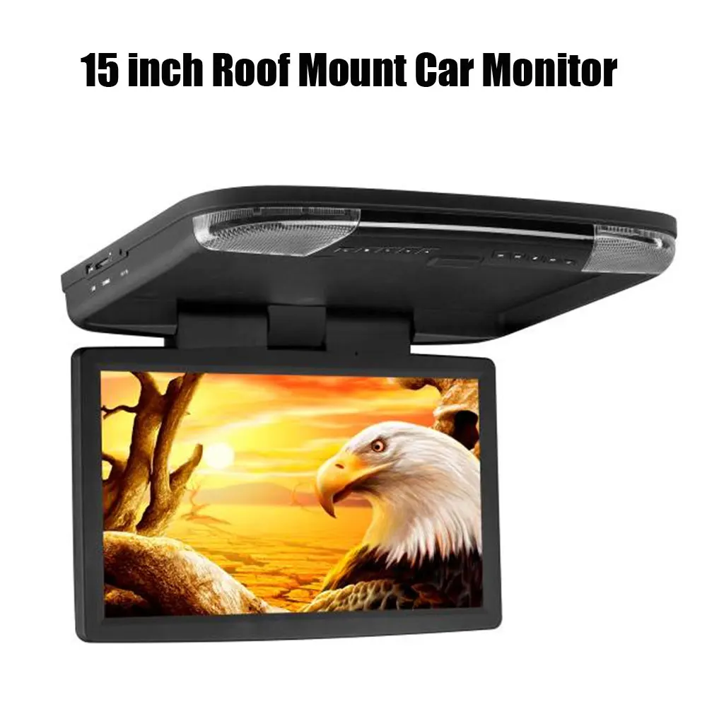 15 Inch Roof Mount Car Monitor With Built-in Fm Transmitter (1080p ...
