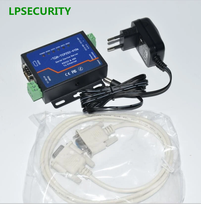LPSECURITY RS232 RS485 to TCP/IP Ethernet Converter Support Modbus RTU to Modbus TCP|tcp|tcp ...